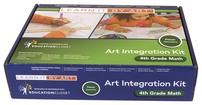 MansionSchools.com : Learn It By Art Math Art Integration Kit, Grade 4 ...
